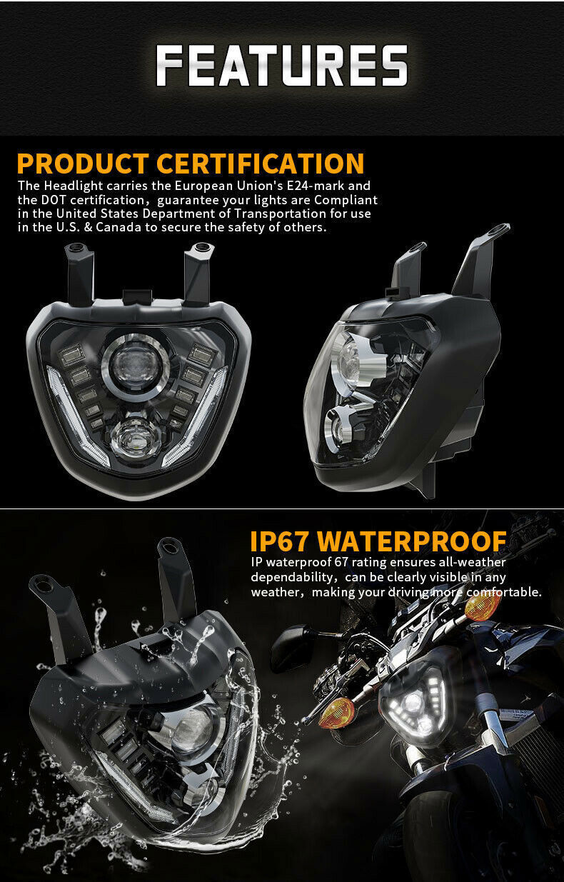 MT07 2018-2020 LED HEADLIGHT UPGRADE – Bike Bits